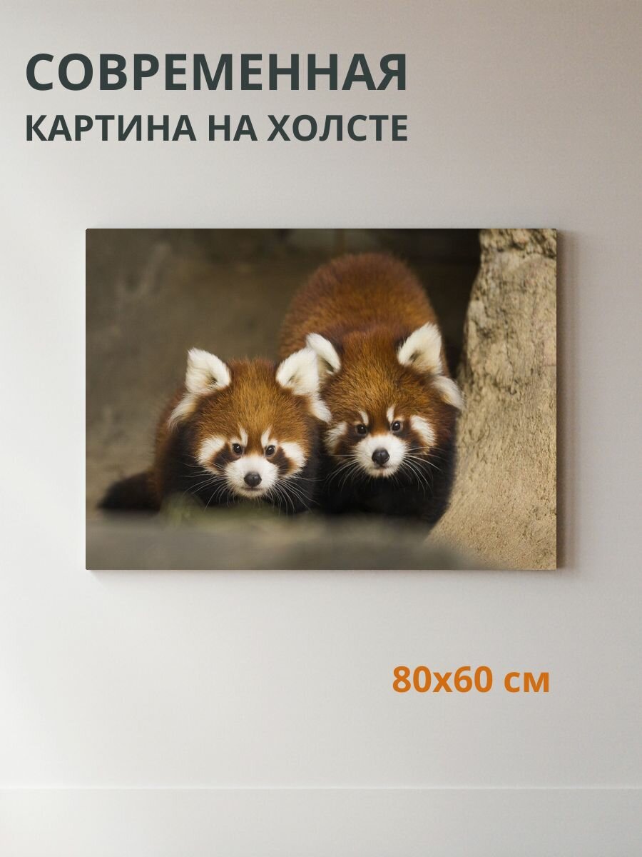 Картина на холсте Горизонтальные полосы 80x60 см