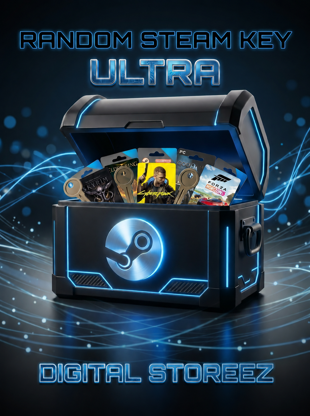 Ключ STEAM Random Ultra, игры от 1500 руб, с 20%-м шансом на новинки от 4000 руб.