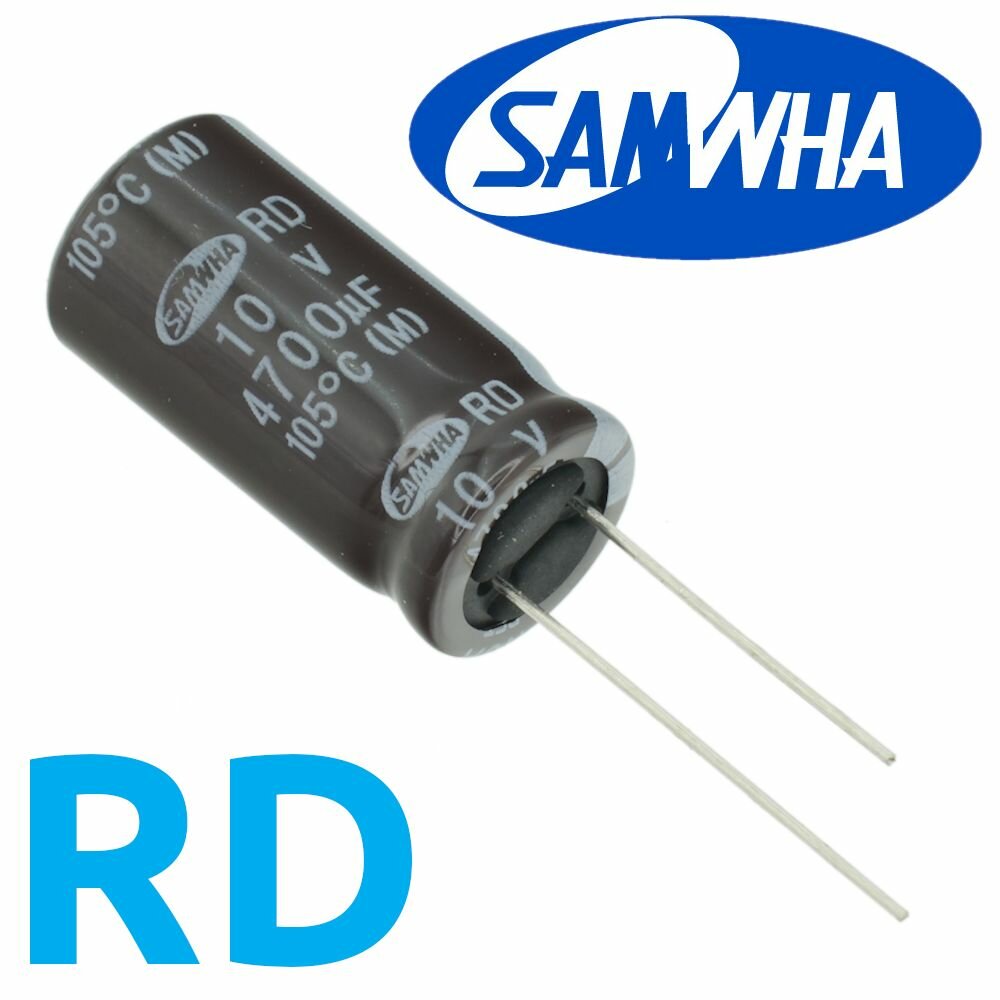4700мкФ 10В / RD / 13x25 / 105 С / конденсатор электролитический (3шт)