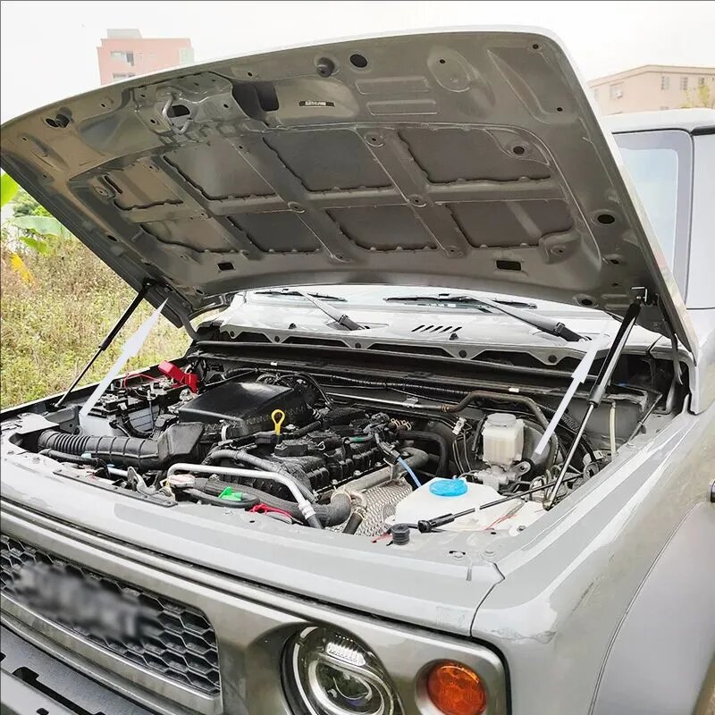 Газовые упоры капота для Suzuki Jimny JB74/JC74 2019-2026 Второй фейслифтинг "Амортизаторы" Сузуки Джимни 2 шт