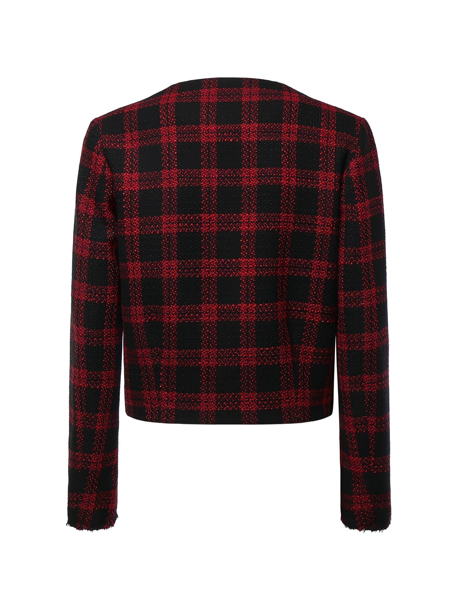 Куртка Pinko Check-pattern tweed jacket, размер 38 — фото 1