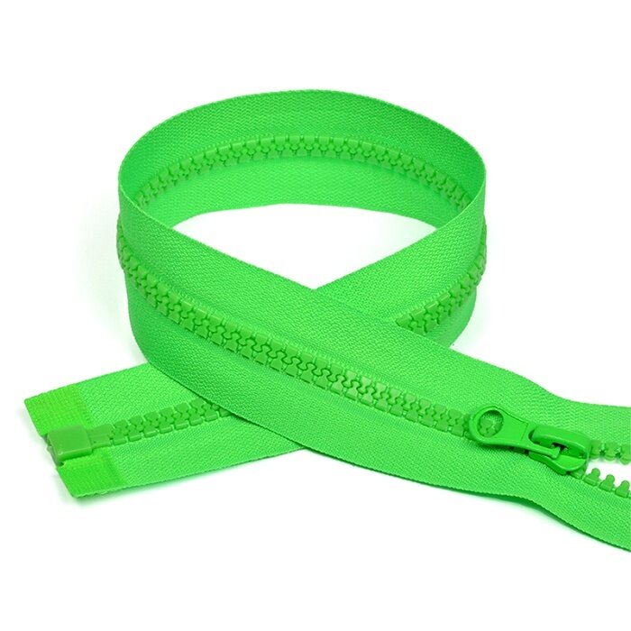 Молния MaxZipper Трактор, №5, 1 замок, 70 см, цвет F334, ярко-зеленый, 10 шт (N-ТР5. УЗ.70. F334)