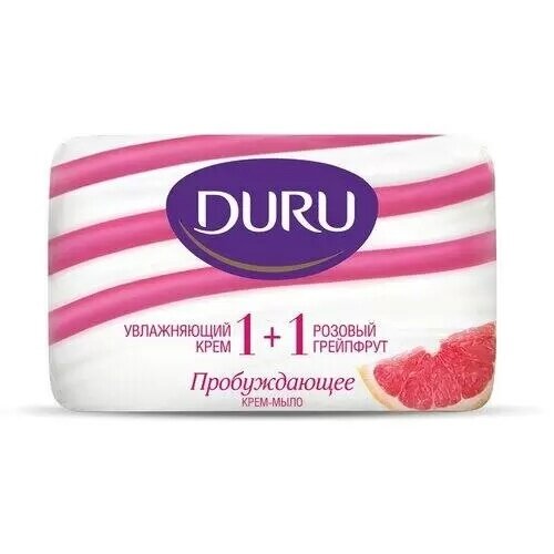 Крем-мыло DURU Soft Sens, Розовый грейпфрут, 4х80 г