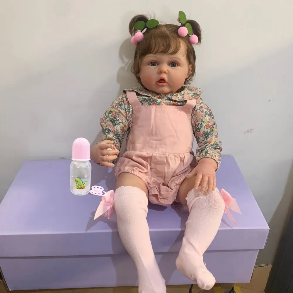 BZDOLL Кукла-реборн младенец 60см с мягким тканевым телом