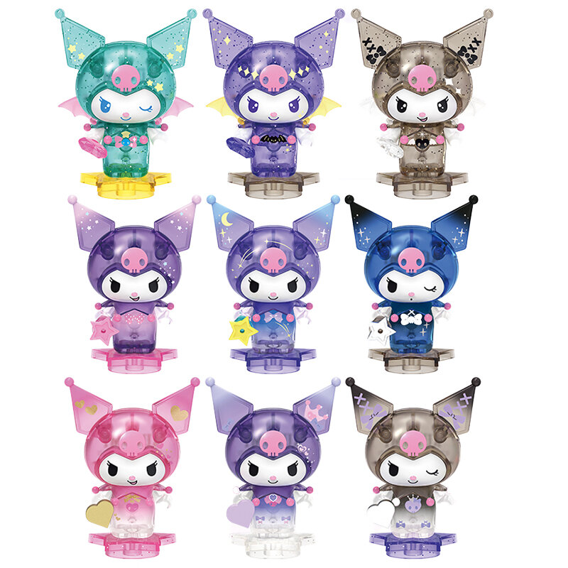 Коллекция игрушек-пазлов унисекс TOP TOY x Sanrio Куроми "Ночь Сердец, Звезд и Луны" секретные коробочки, Full Box 10 Bags (Complete 9 Pcs Style)