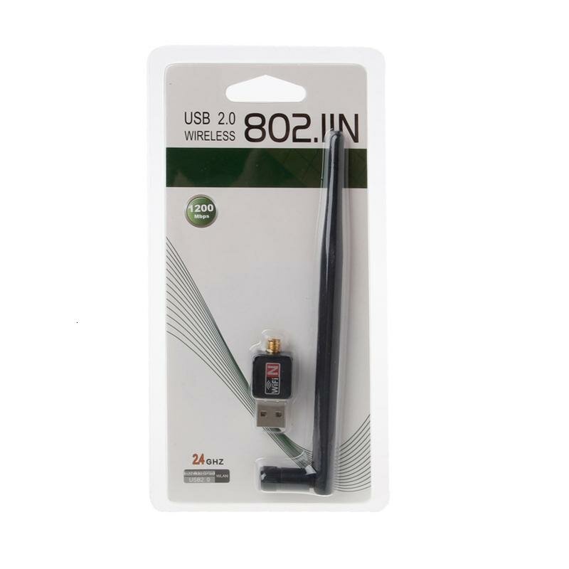 USB Wi-Fi адаптер для ПК 802.11ac, Черный