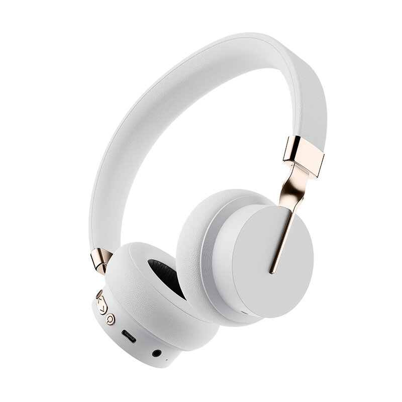 Беспроводные наушники Bluetooth 5.3 с шумоподавлением и микрофоном для музыки и игр Белый