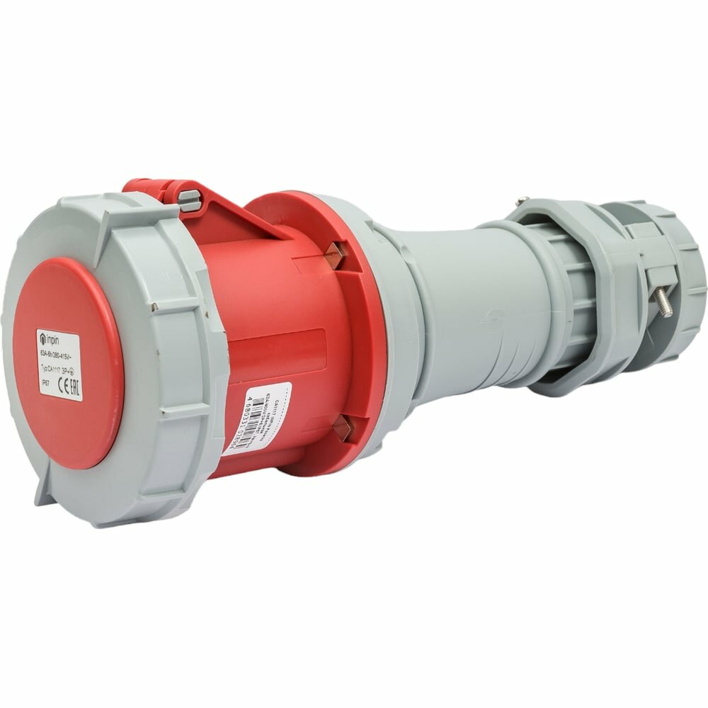 Кабельная розетка INPIN 63A/400V/3P+E/IP67 CA1117