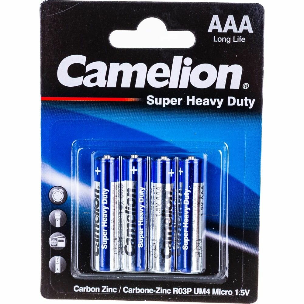 Camelion R03 Blue BL-4 батарейка,1.5В 3214