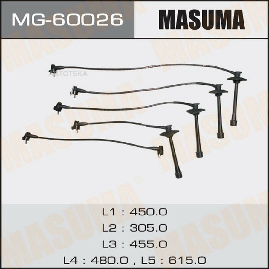 Провода высоковольтные TOYOTA CARINA 1.8/2.0 3SFE/4SFE MASUMA MG60026