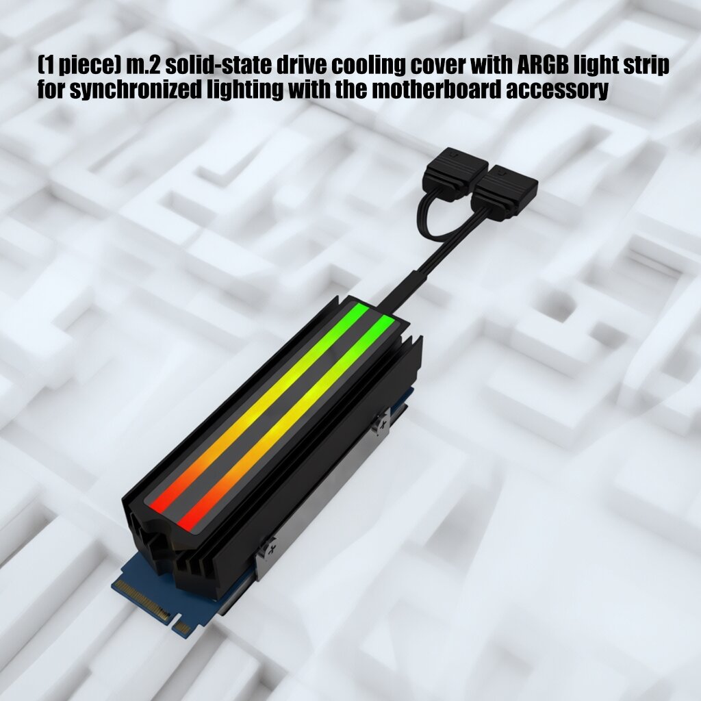 Радиатор M.2 SSD с ARGB