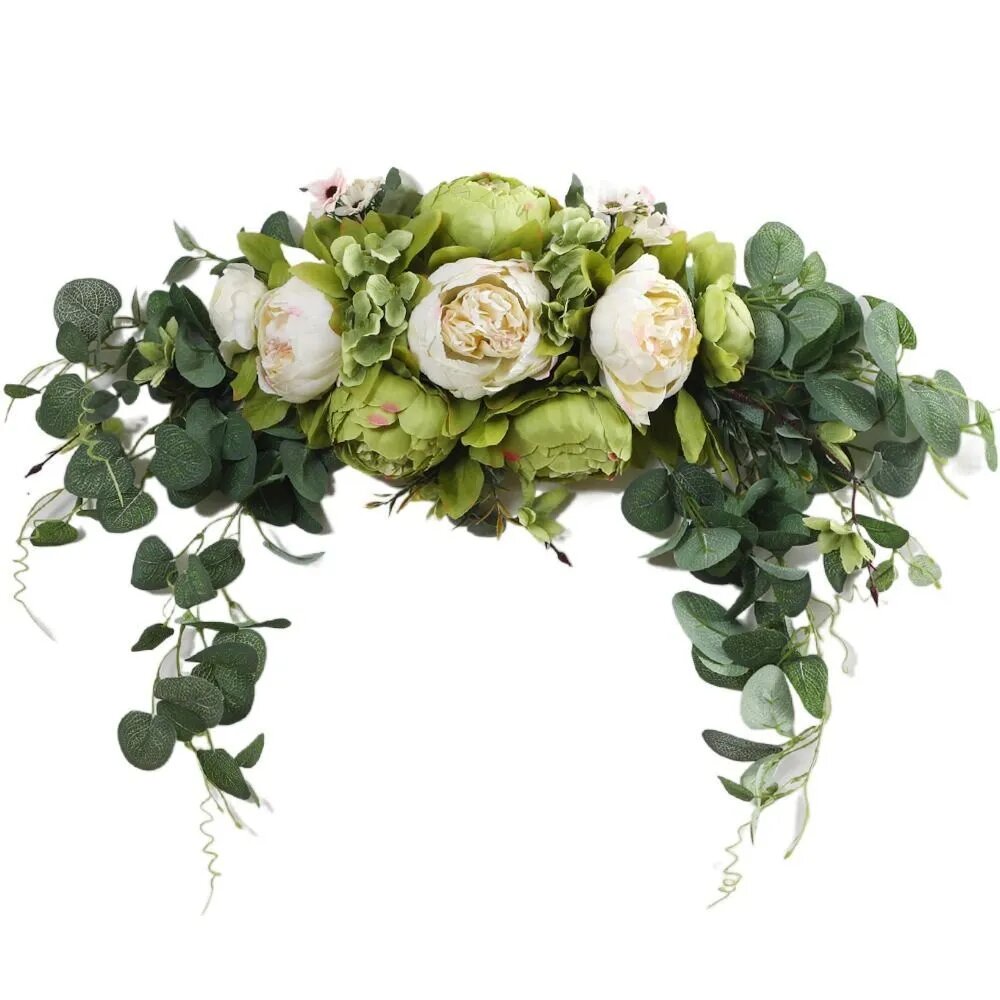 Искусственные цветы Пион зеленый DIY искусственная роза свадебные арочные цветы 75x22 см