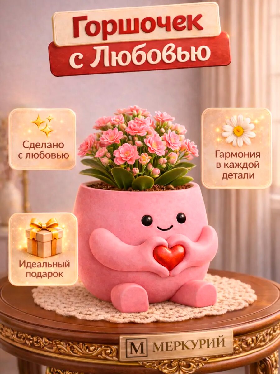 Горшок для цветов кактусов алое и суккулентов