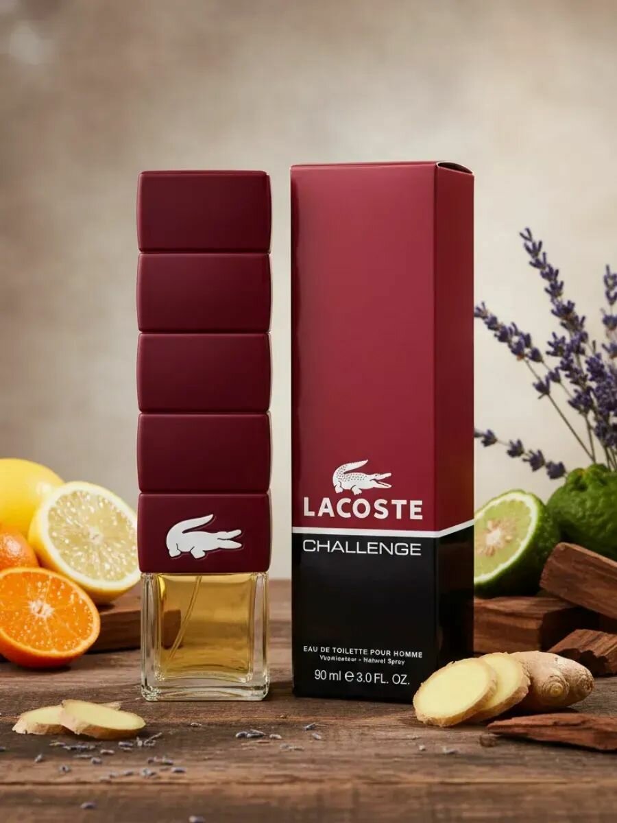 Lacoste Туалетная вода Лакост Challenge Red Pour Homme 90 ml 90 мл