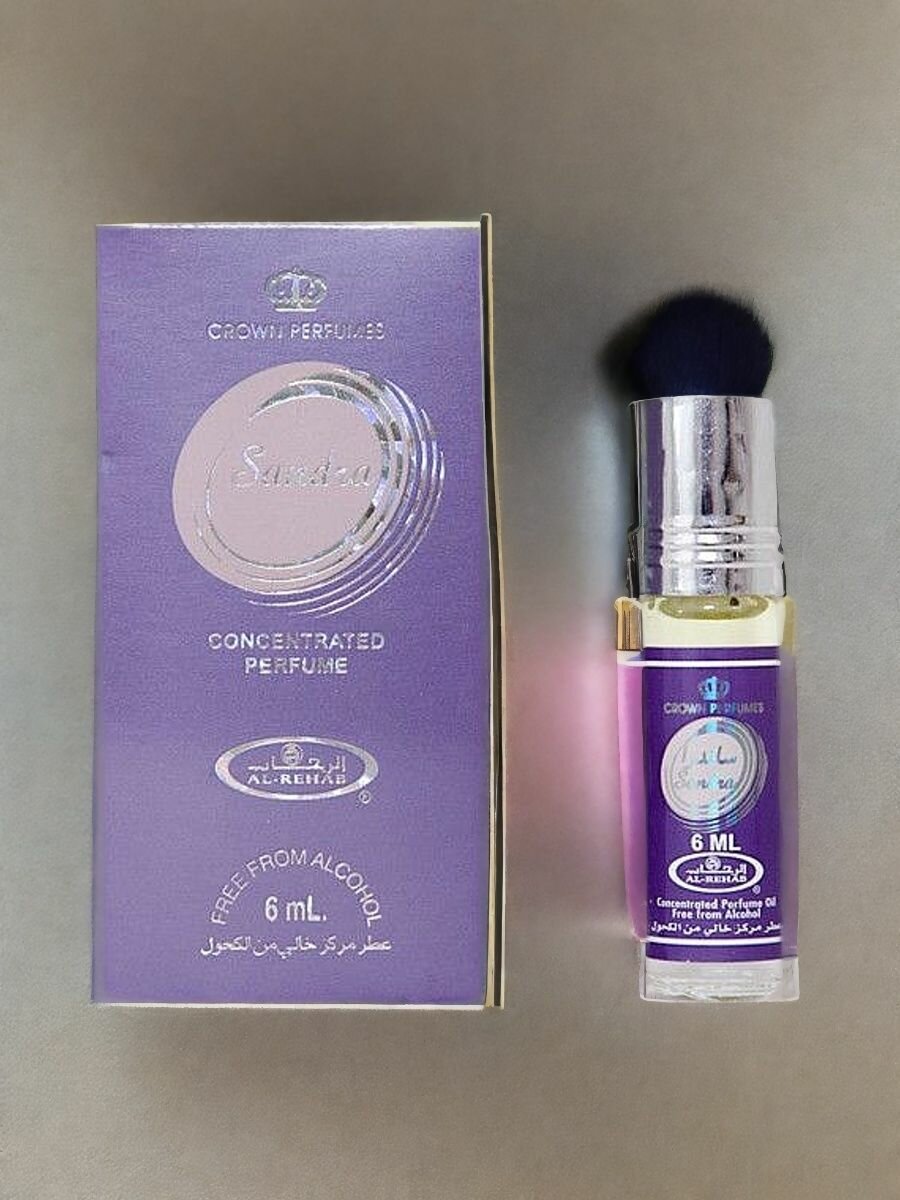 Crown Perfums Масляные арабские духи Sandra (Сандра), Al Rehab, 6 мл