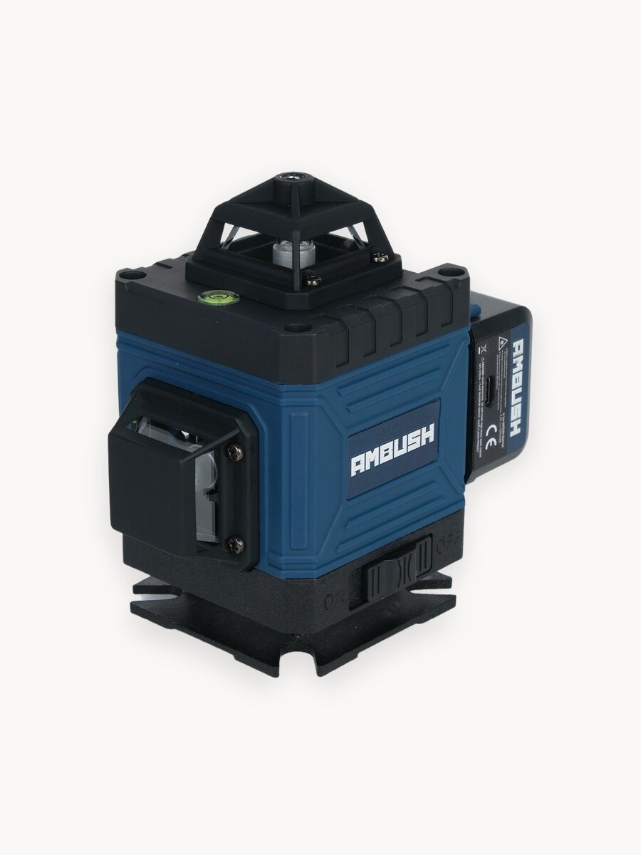Уровень лазерный 4D AMBUSH Стандартная комплектация