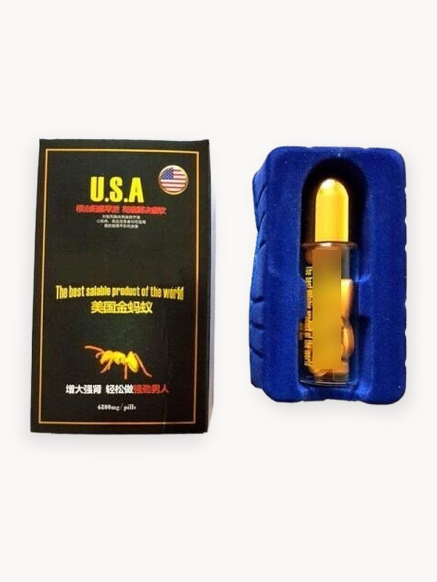 Возбуждающее средство для мужчин Золотой Муравей, 10 таблеток