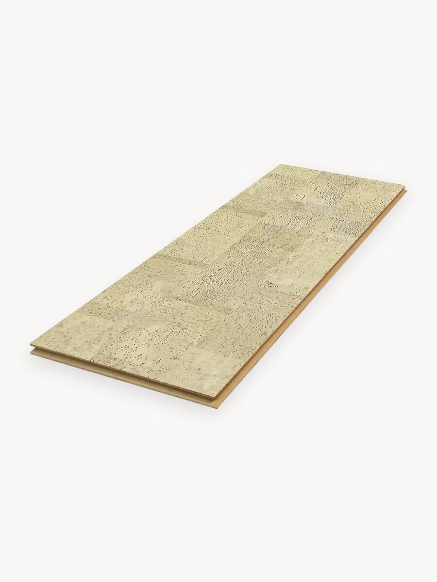 Пробковый паркет Ibercork Саламанка-крем, влагостойкий, 32 класс износостойкости, бежевый