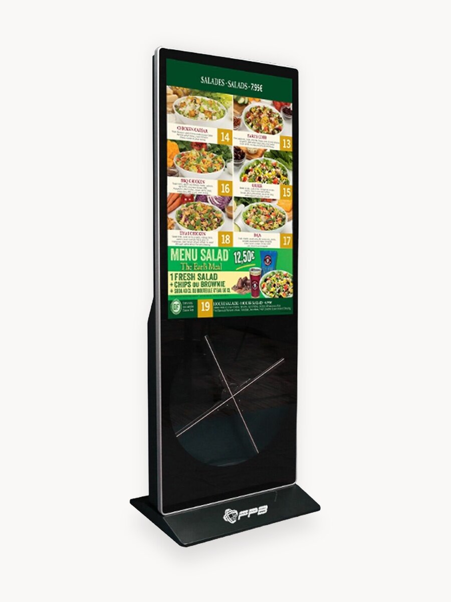 Сенсорный информационный вертикальный инфокиоск 55" дюйма FPB KFP55