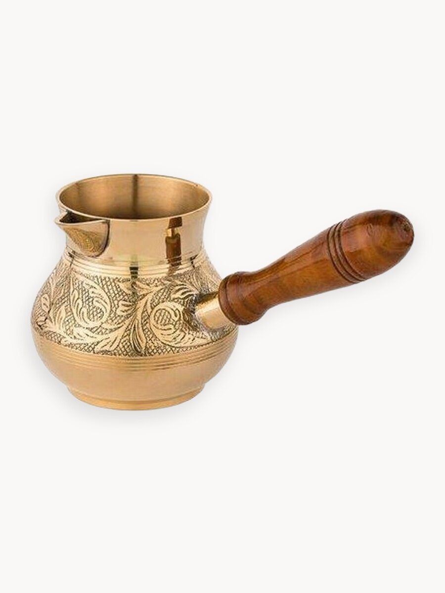 Турка Lefard резная "graving" 450 мл, латунь