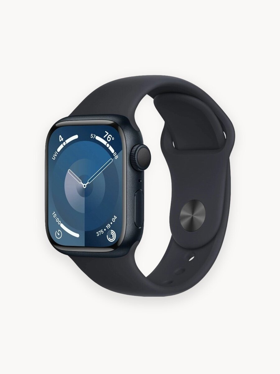 Умные часы Apple Watch Series 9 45 мм, Aluminium Case GPS, черный