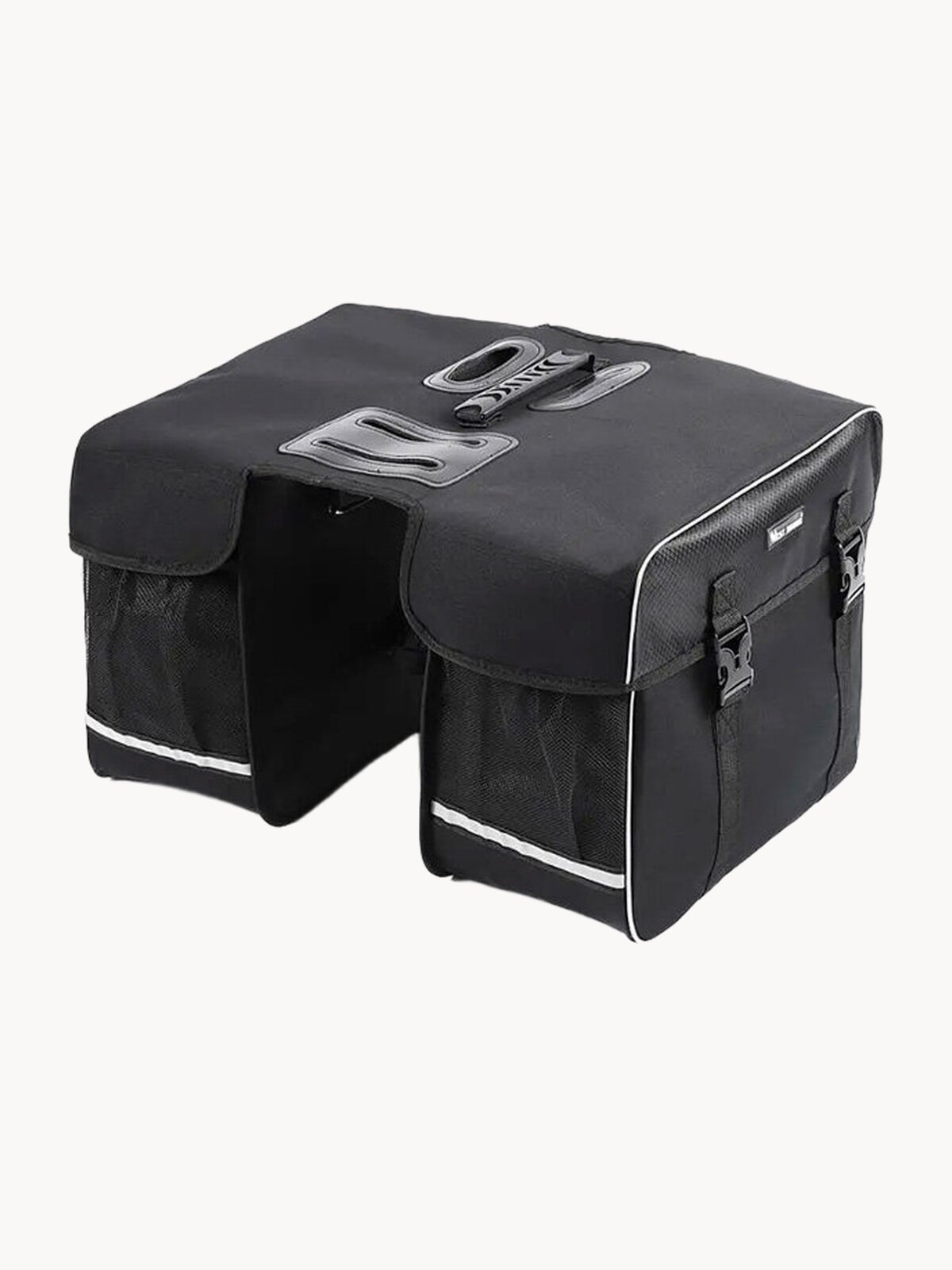 Сумка для велосипеда на багажник, велоштаны 30л с чехлом от дождя West Biking черная