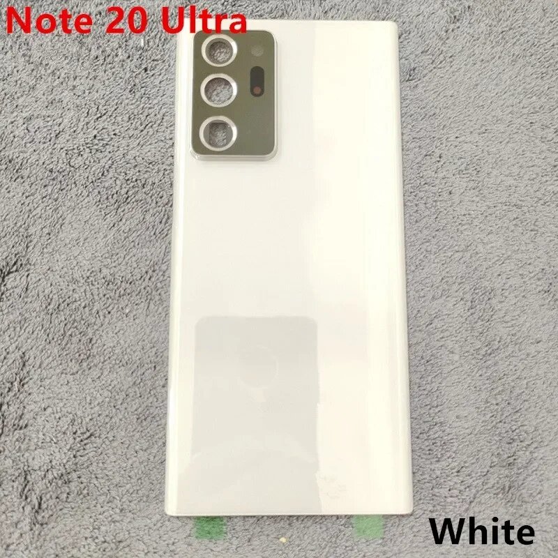 Задняя крышка Note20Ultra для Samsung Galaxy Note 20 Ultra N986 N985, ремонт Белый, Белый, белый