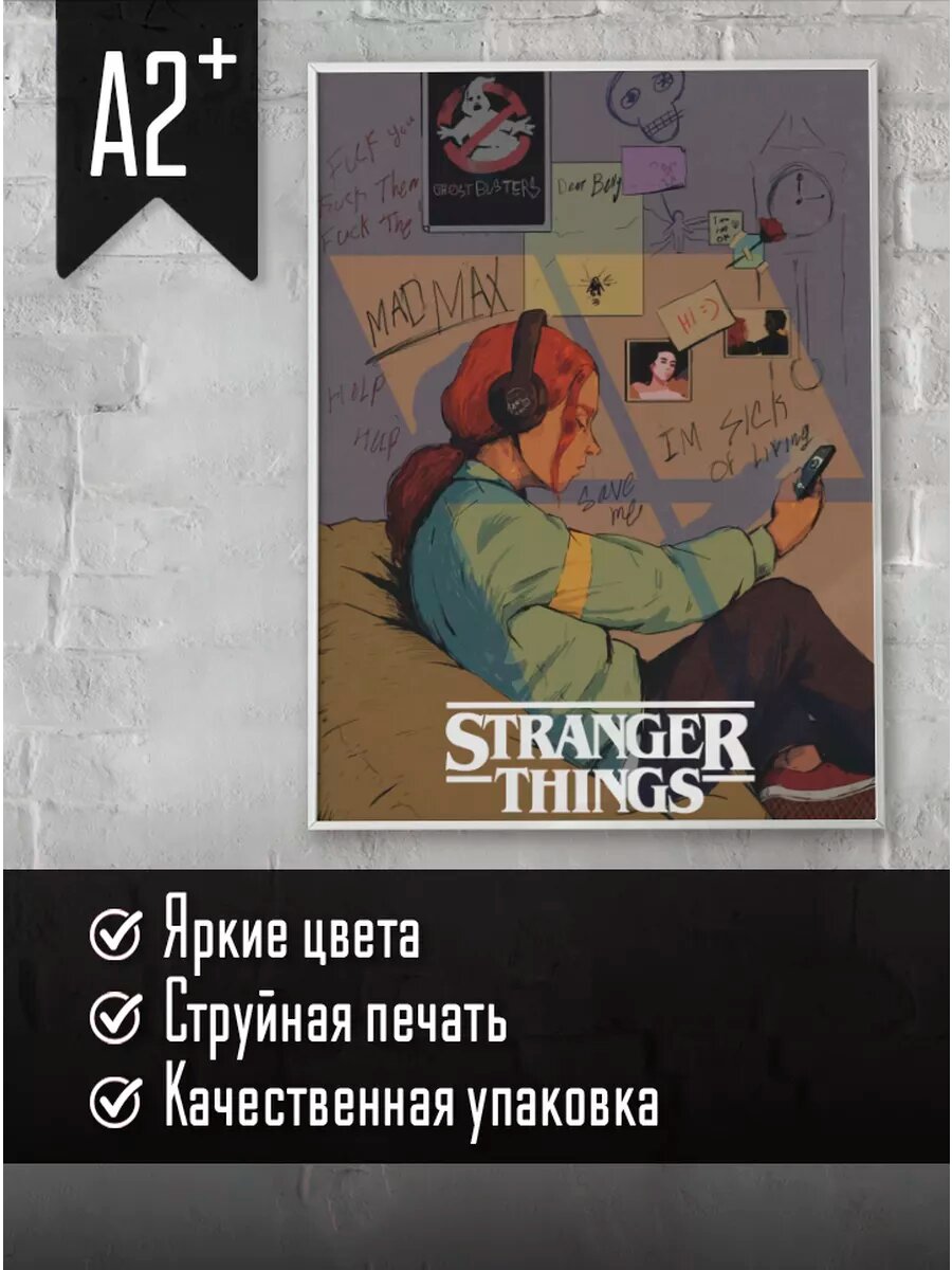 Осд постер А2 Очень странные дела Stranger Things — фото 1