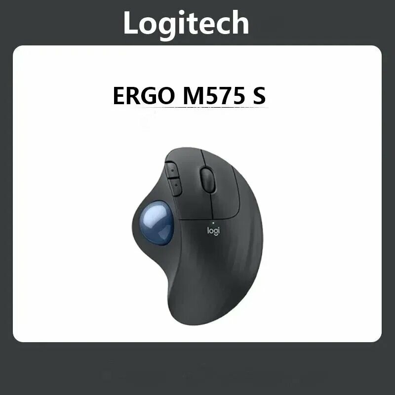 Logitech Мышь беспроводная ERGO M575 S, черный