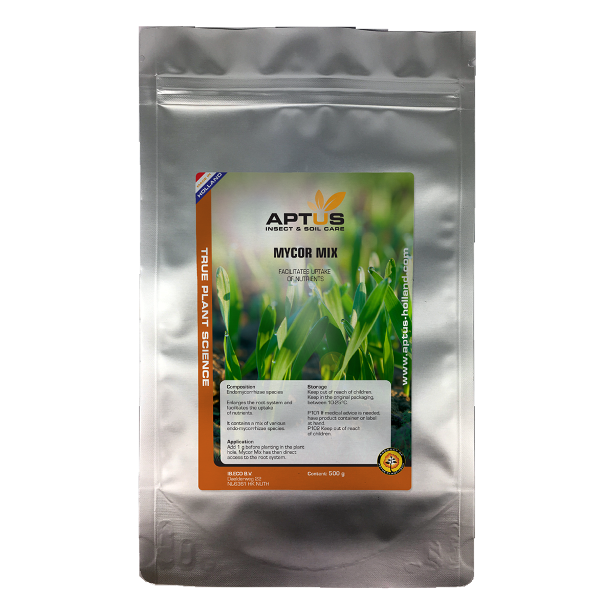 Микориза для роста корней / Mycor Mix, 500 г / Aptus