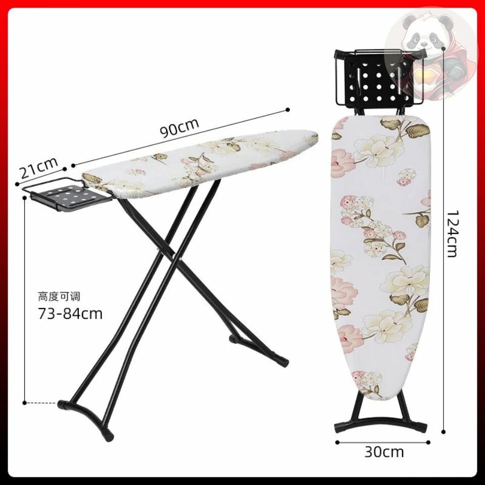 Вертикальная гладильная доска со складной утолщенной подкладкой для домашнего использования