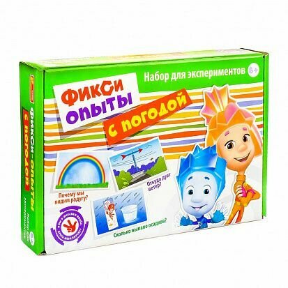 Фикси-опыты "С погодой" Набор для экспериментов 6+ "Ранок"