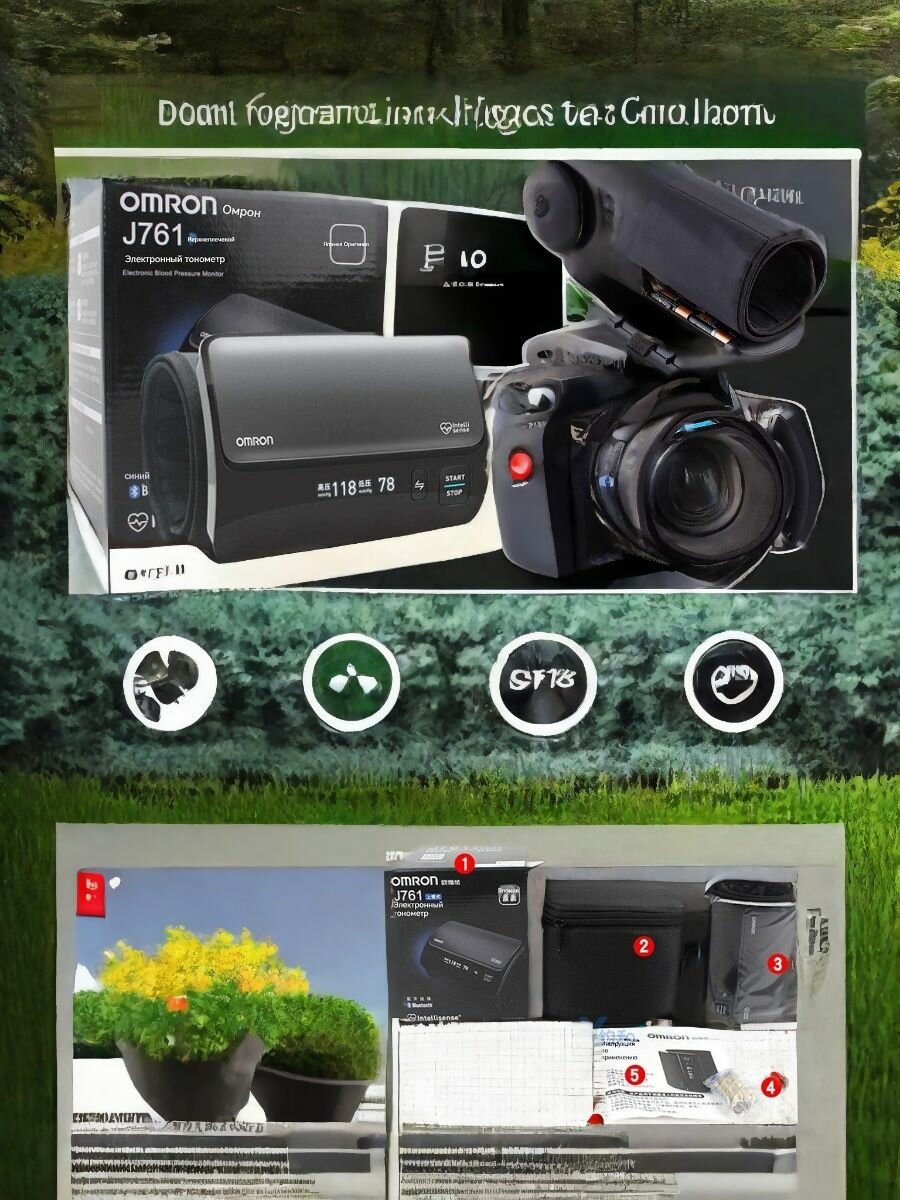 Кардиомонитор, черный