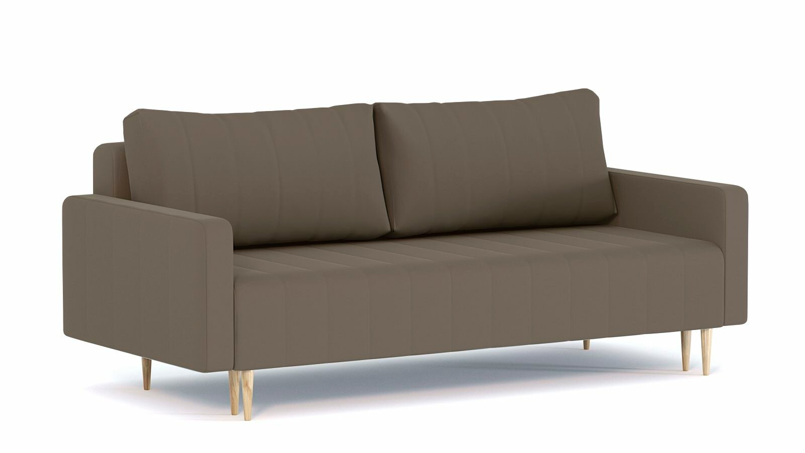 Диван - кровать Мартиника, пантограф, 218*90*95, велюр Зара Лайт Браун 05