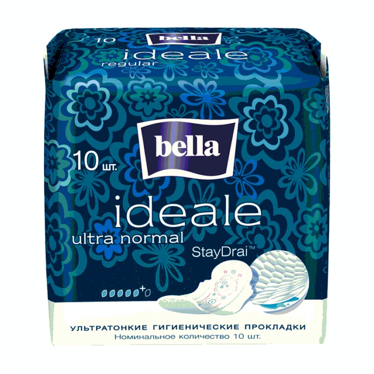 Прокладки женские гигиенические Bella Ideale Ultra Normal, ультратонкие, 10 штук