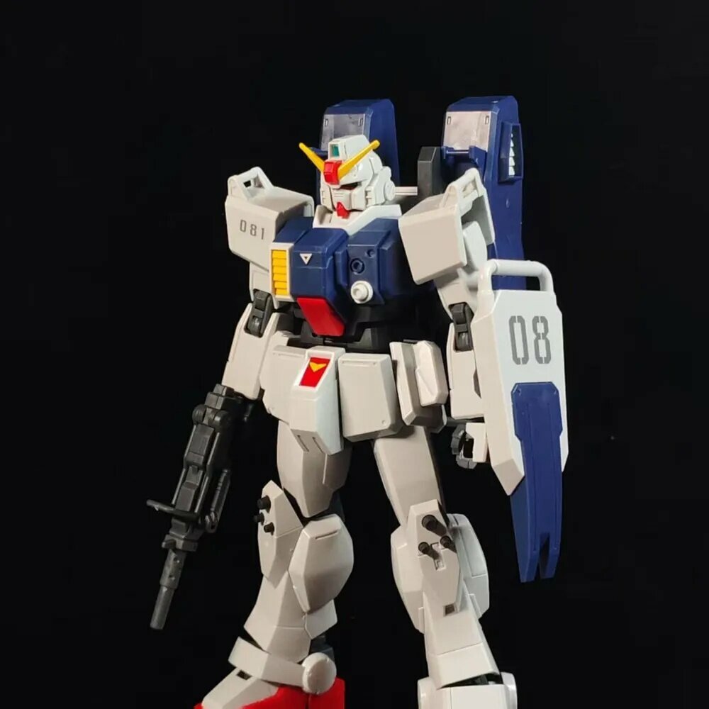Мобильный доспех "Гандам" с десантным ранцем HG 1/144 (с парашютом и головой Джима) - модель для сборки