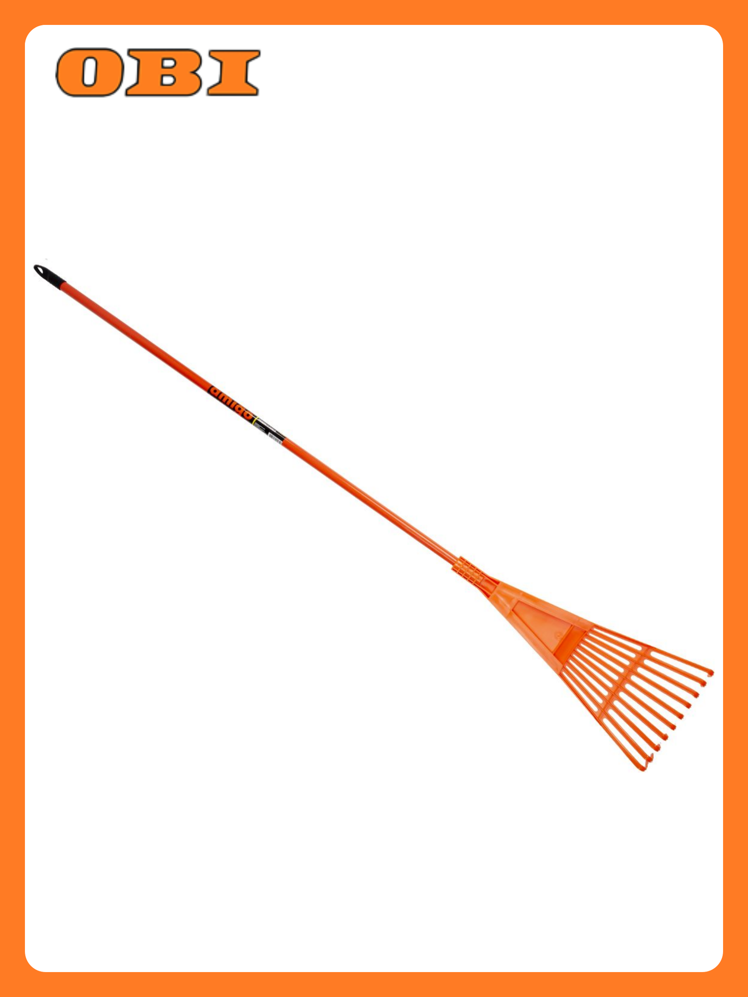 Грабли Truper 77011 amigo, веерные, оранжевые, 10 зубцов, 167см