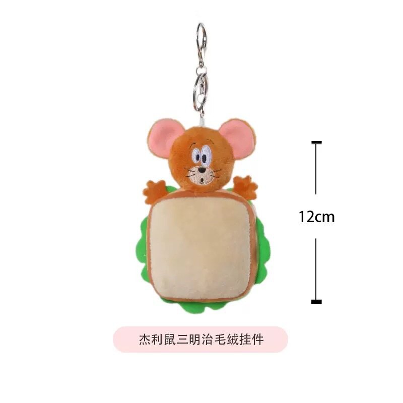 Брелок-игрушка Warner Bros. Том и Джерри, милый и забавный кукольный аксессуар для девочек.