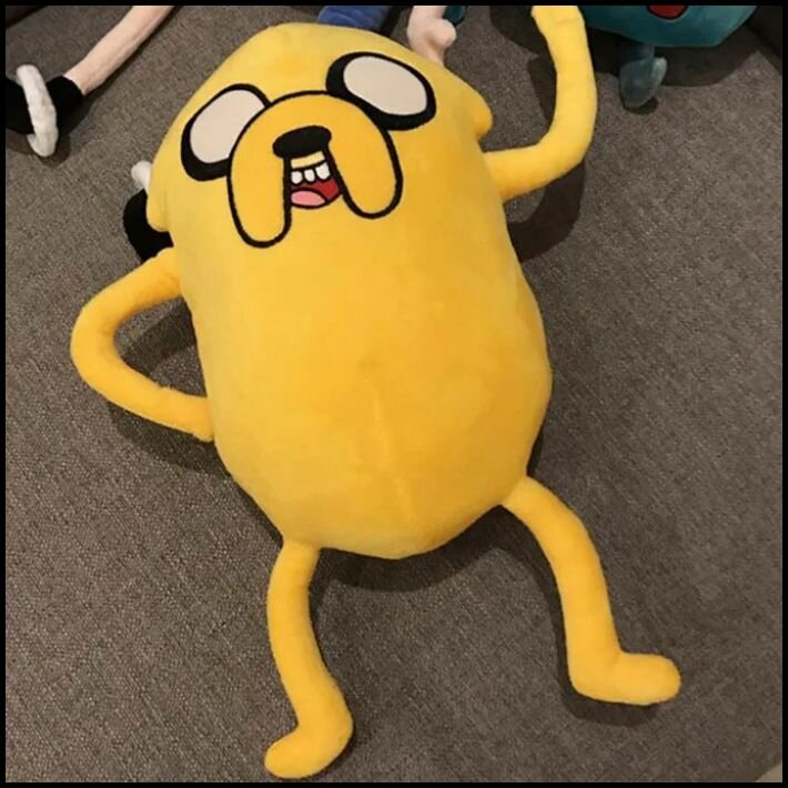 Мягкая игрушка Время приключений / Adventure Time - Джейк / Jake 37cm