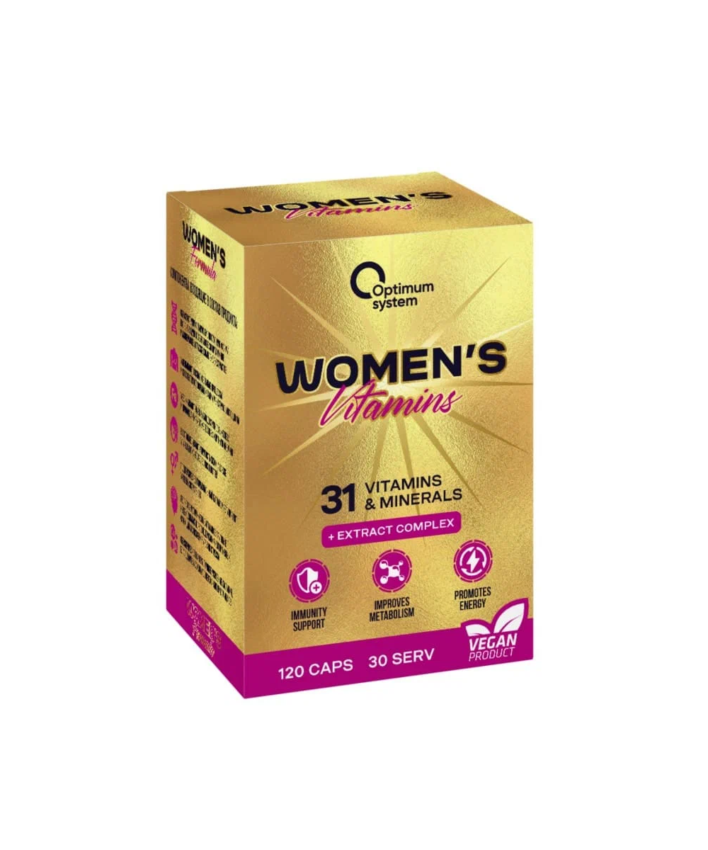 Optimum System Gold Series Women's Vitamins Forte, Витамины женские форте 120 капсул