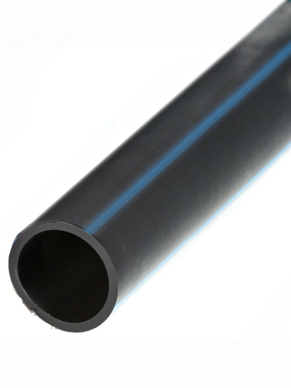 ПНД труба d40х3.7 мм, питьевая с синей полосой, 100 м, Cyklon, ПЭ100
