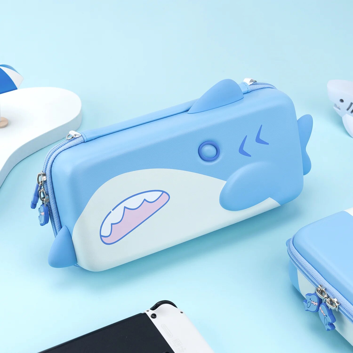 Чехол для Nintendo Switch NS2 Geekshare Shark, Storage bag — фото 1