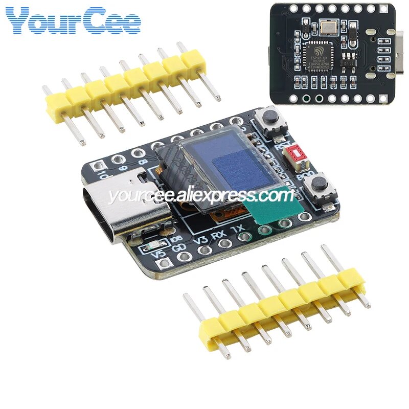 Модуль ESP32-C3 ESP32-C3-OLED Black