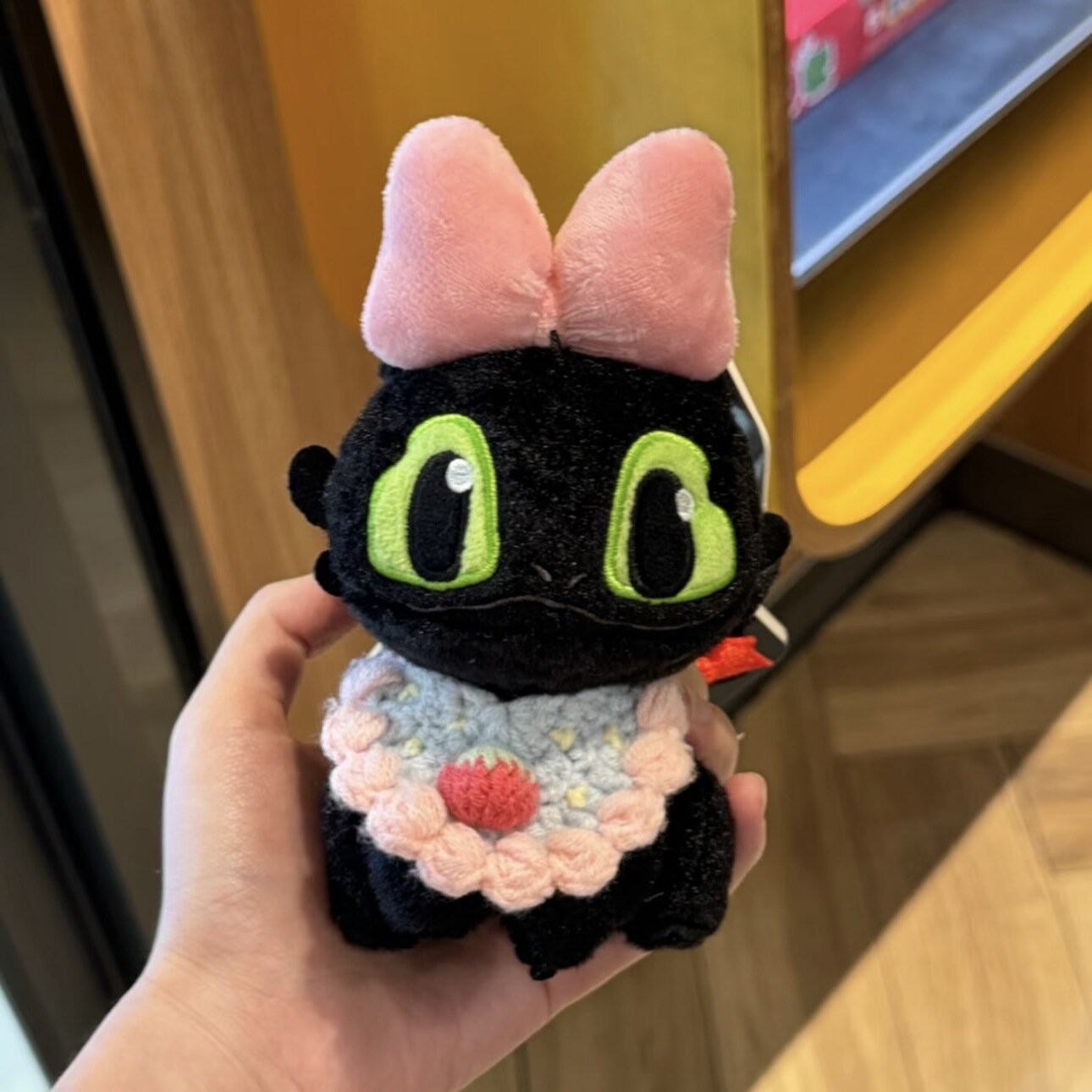 Настоящая игрушка-брелок "Как приручить дракона" милый питомец Беззубик, подвеска для сумки, подарок для девочек