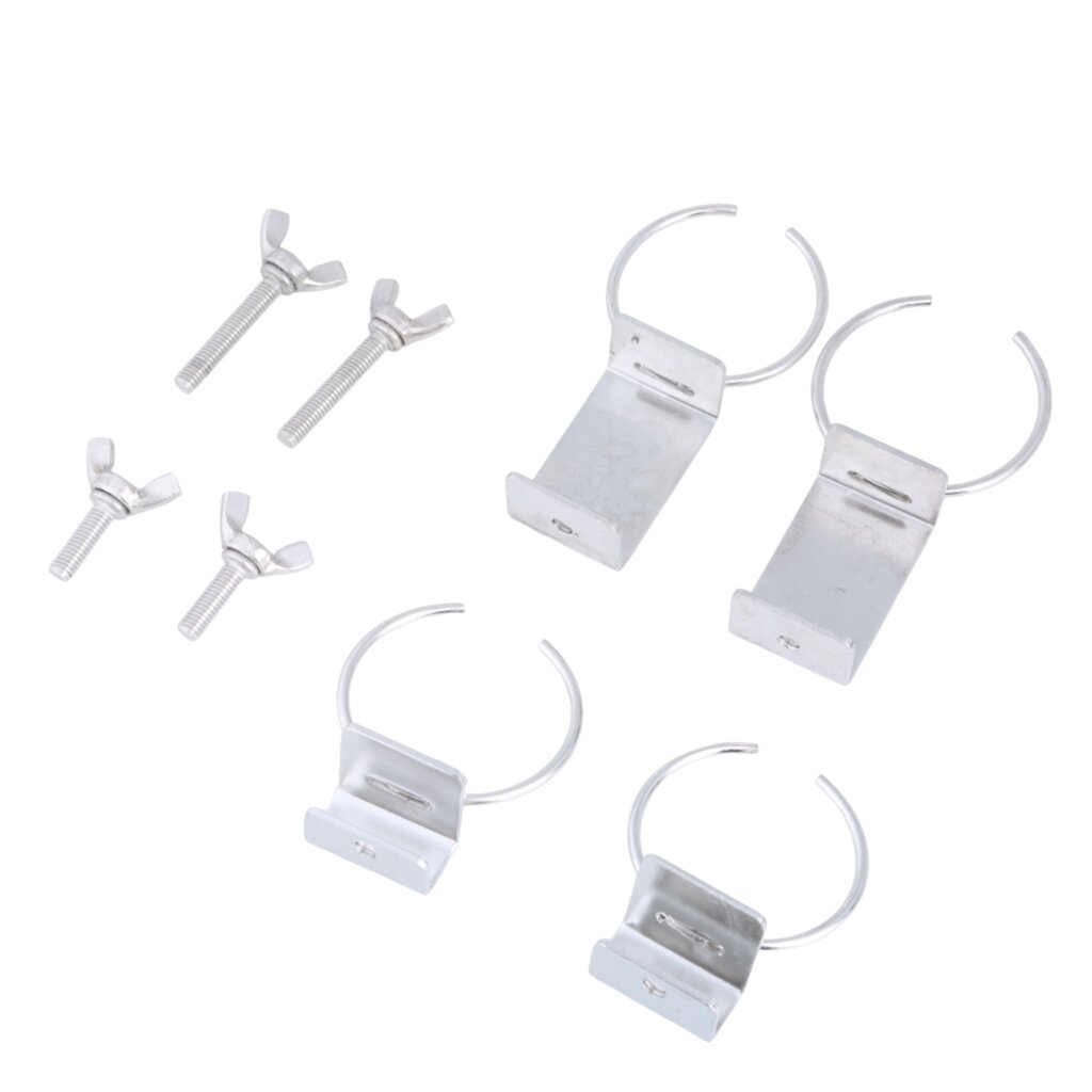 Стальные Поплавковые Клапаны 4шт с Зажимом Поплавковые клапаны С Фиксирующими Зажимами для Автоматического Регулирования уровня воды в Резервуарах и Желобах