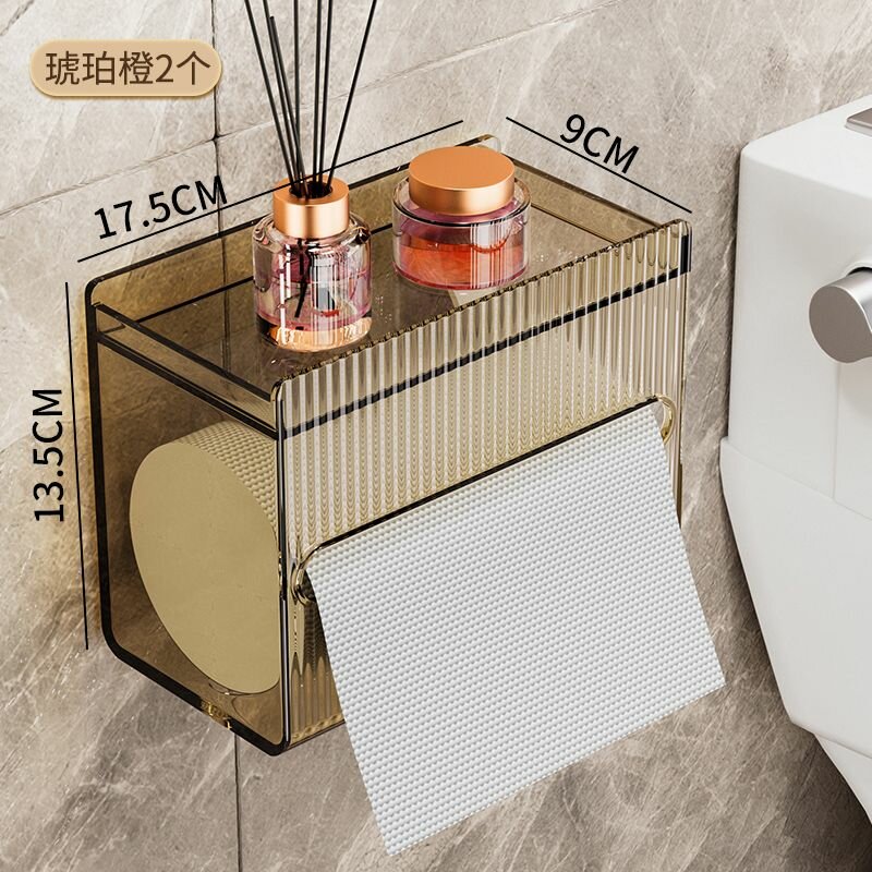 Коробка для туалетной бумаги настенная без сверления водонепроницаемая коробка для хранения туалетной бумаги домашний прозрачный держатель для туалетной бумаги