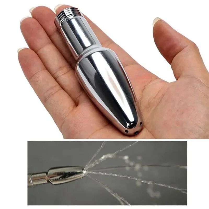 Анальный стимулятор, цвет: серебристый, Без вибрации, 9см