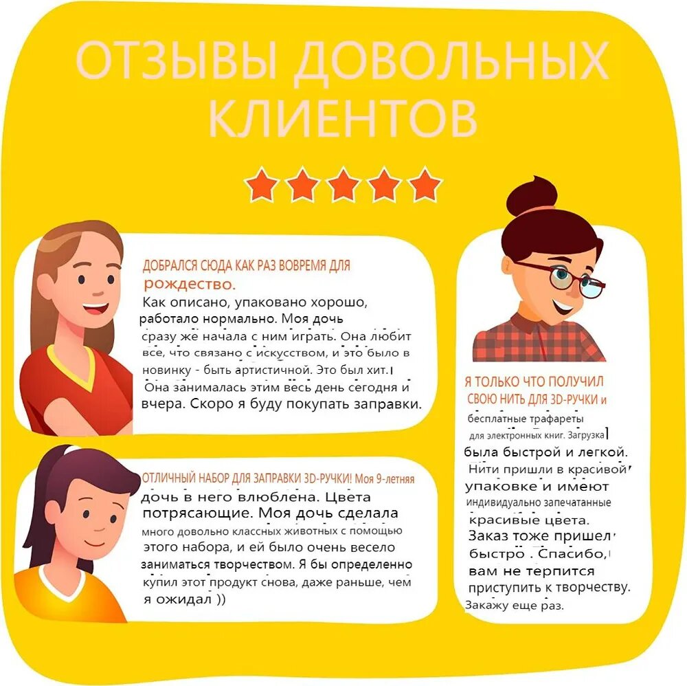 Пластик для 3D ручки PCL, 20 цветов, диаметр 1.75 мм, 5 м, безопасный, без запаха — фото 1