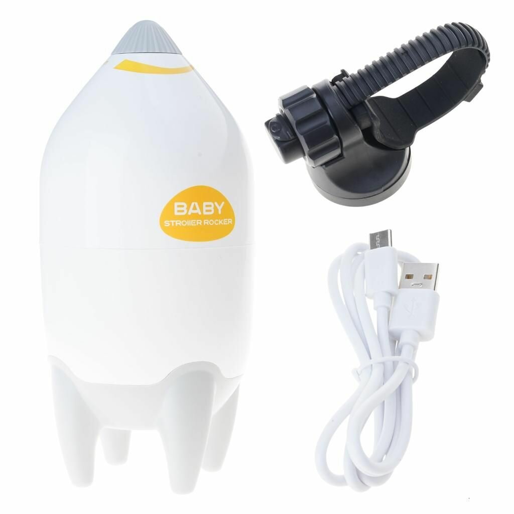 Портативный укачиватель для колясок с USB зарядкой, регулируемым движением и легким дизайном для путешествий и дома