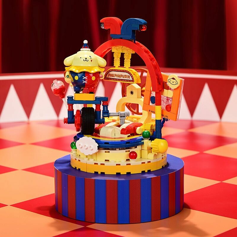 Игрушки для сборки строительных блоков-серия Sanrio Family Magic Circus